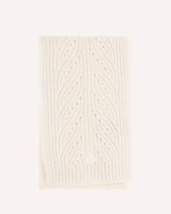 Moncler Tricot Alpaca And Cashmere-blend Scarf