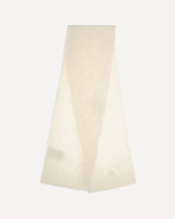 Moncler Tricot Alpaca And Cashmere-blend Scarf
