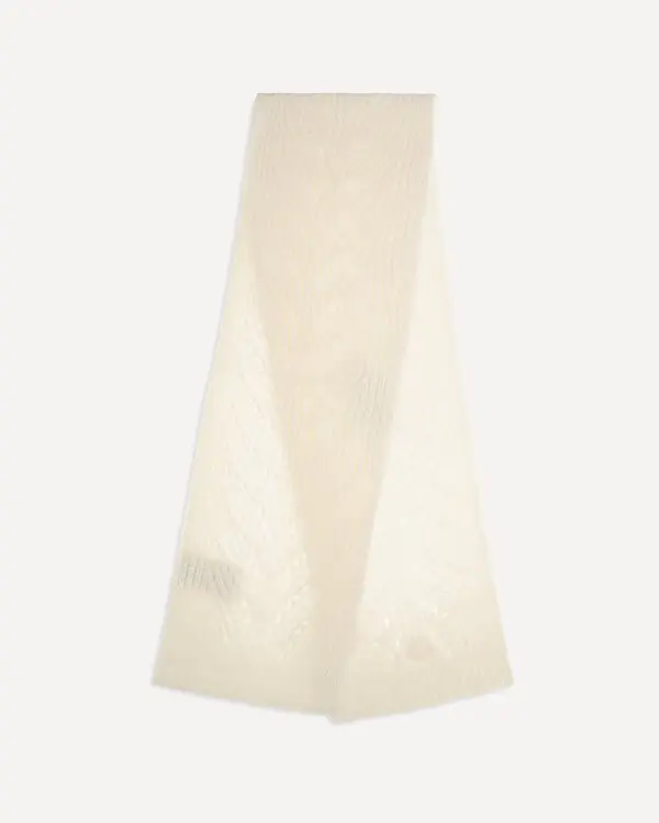 Moncler Tricot Alpaca And Cashmere-blend Scarf
