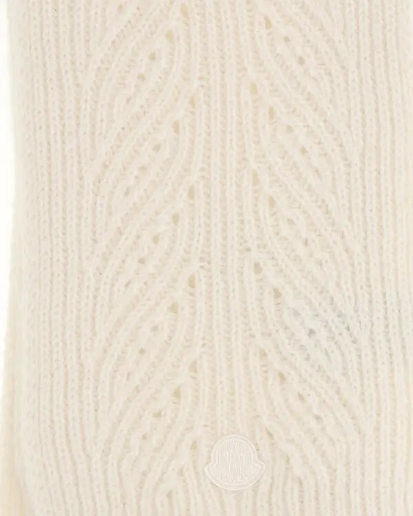 Moncler Tricot Alpaca And Cashmere-blend Scarf
