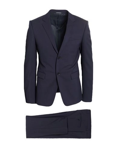 Emporio Armani Suit Size Virgin Wool, Elastane - Blue