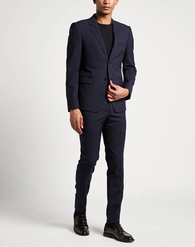 Emporio Armani Suit Size Virgin Wool, Elastane - Blue