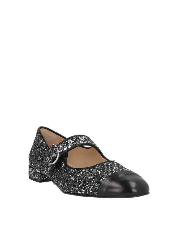Sandro Ballet Flats Size Textile Fibers