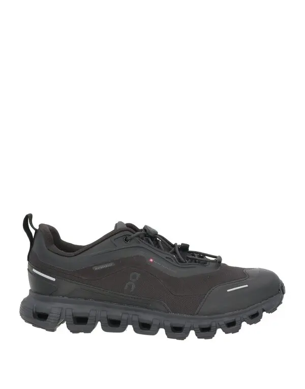 On Cloud 6 Geo Wp Sneakers Size Textile Fibers, Synthetic Material - Black