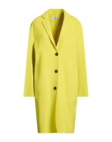 ANNIE PARIS Coat Lime Size Virgin Wool, Polyamide