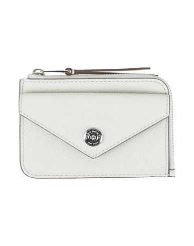 Tory Burch Coin Purse Leather - Light Grey