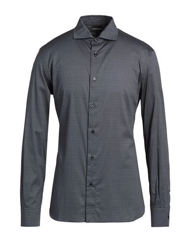 Emporio Armani Shirt Midnight Size Cotton, Elastane