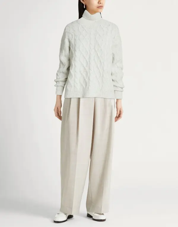 Peserico Turtleneck Size Polyamide, Alpaca Wool, Metal Fiber