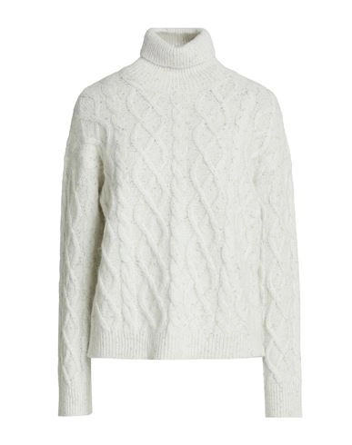 Peserico Turtleneck Size Polyamide, Alpaca Wool, Metal Fiber - Light Grey