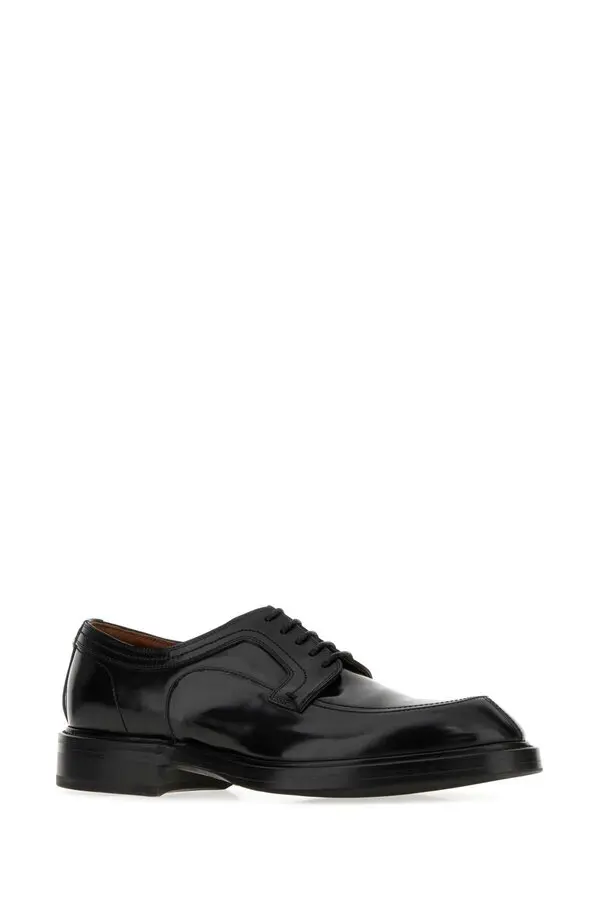 Dolce & Gabbana Leather Lace-up Shoes - Black