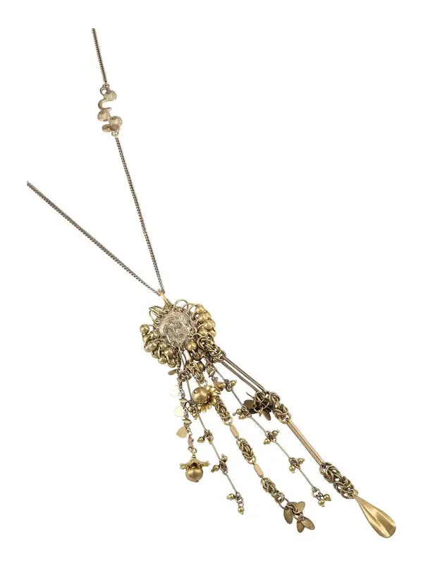 Dries Van Noten Necklace Necklace With Resins And Metallic Brass - Multicolor