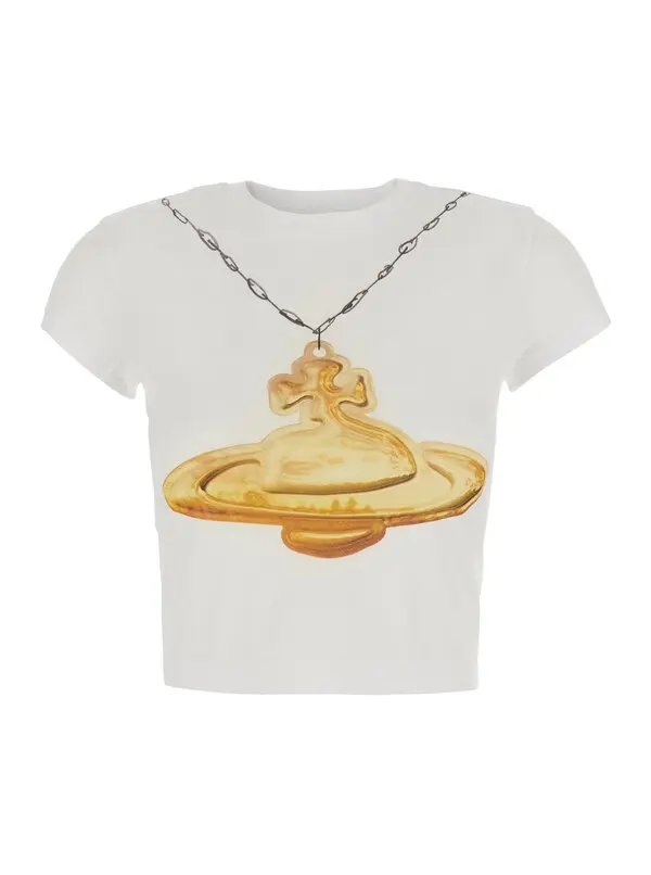 VIVIENNE WESTWOOD Gold Orb Baby Peru T-shirt - Multicolor