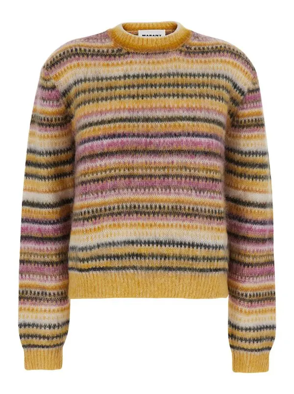 Isabel Marant Étoile Morine-gc Long Sleeve Round Neck Wool Sweater