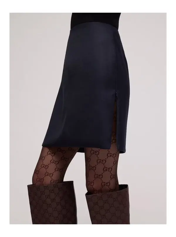 Gucci Tights Plainy Gg Pa Ea Collant - Brown