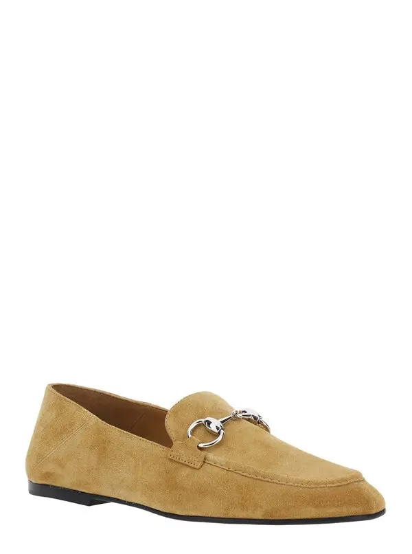 Gucci Pierre Mocassin Leather Luxury Suede - Cream