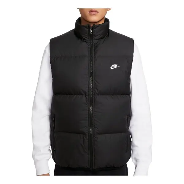 Nike Club Therma Fit Padded Vest 'black White