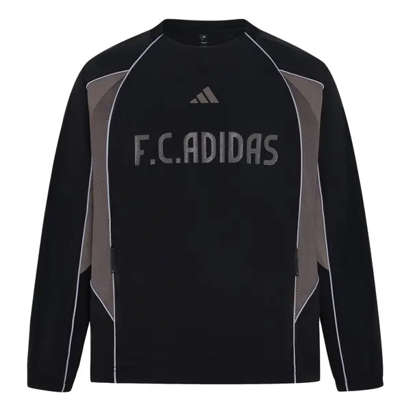 Adidas Tiro Football Warm Up Wear Inspired Track Sweatshirt Asia Sizing - Black