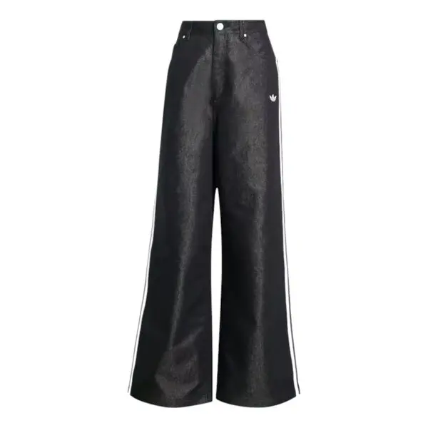 Adidas Adilenium Season 4 Team Geist Baggy Shine Denim Pants - Black