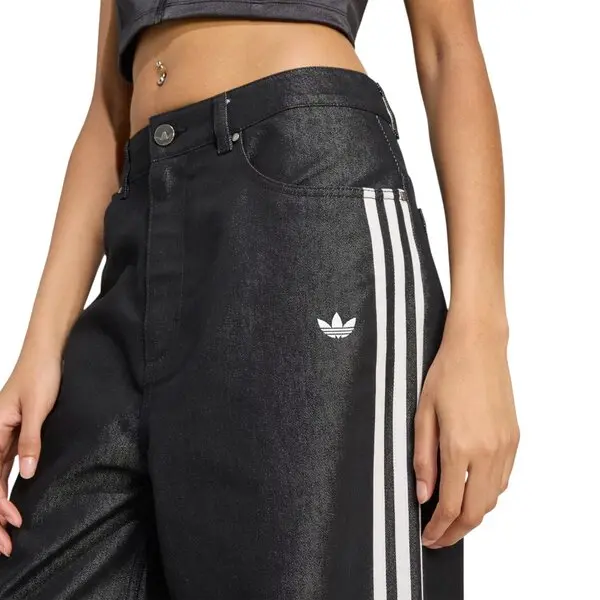 Adidas Adilenium Season 4 Team Geist Baggy Shine Denim Pants - Black