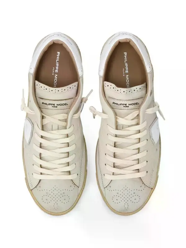 Philippe Model Prsx Low Distressed Sneakers