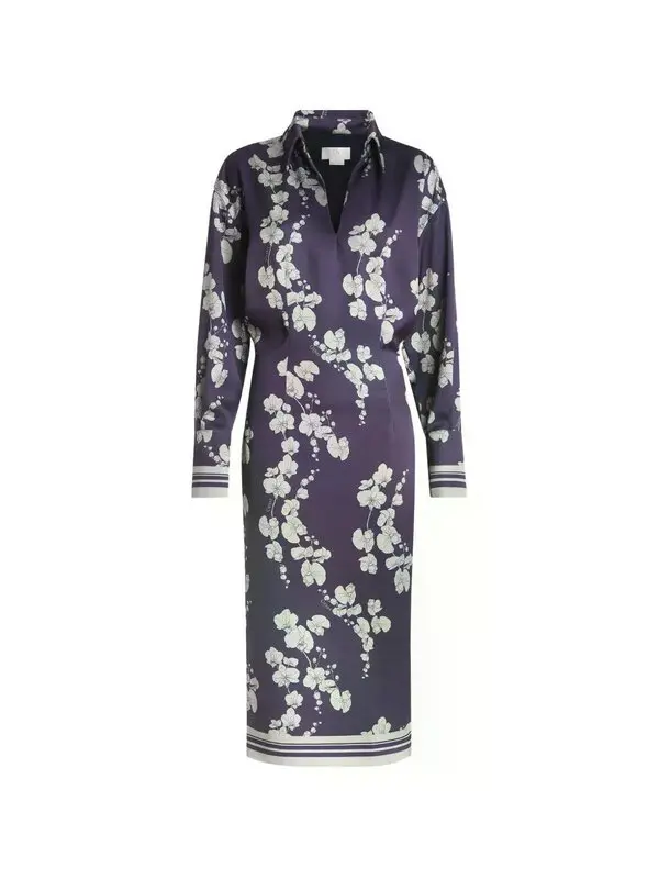 GENNY Floral-print Midi Dress