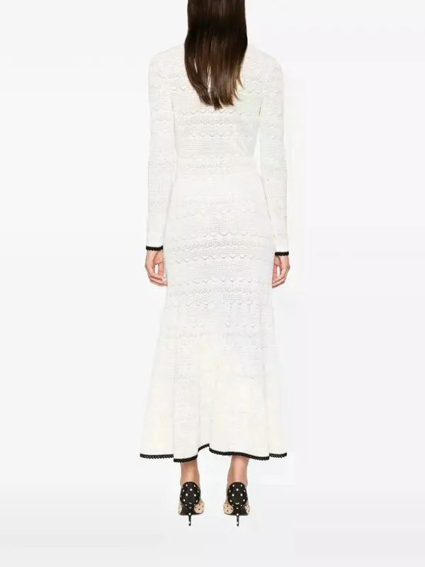 SELF-PORTRAIT Bow-detail Maxi Dress