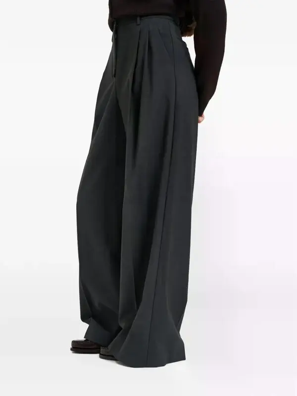Max Mara Adelf Pleated Wide-leg Trousers