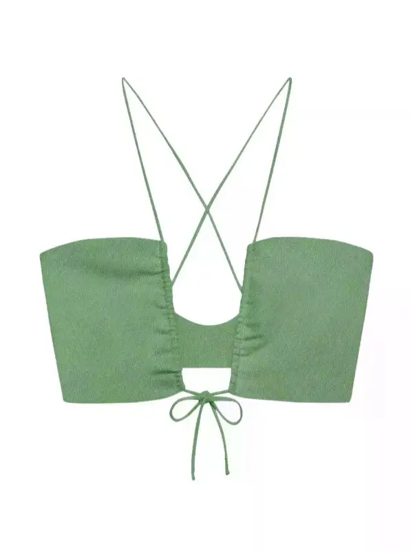 Jade Swim Livi Ruched Bikini Top