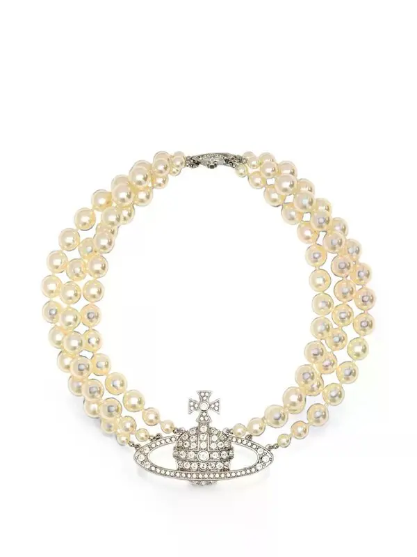 VIVIENNE WESTWOOD Orb Pearl-embellished Necklace