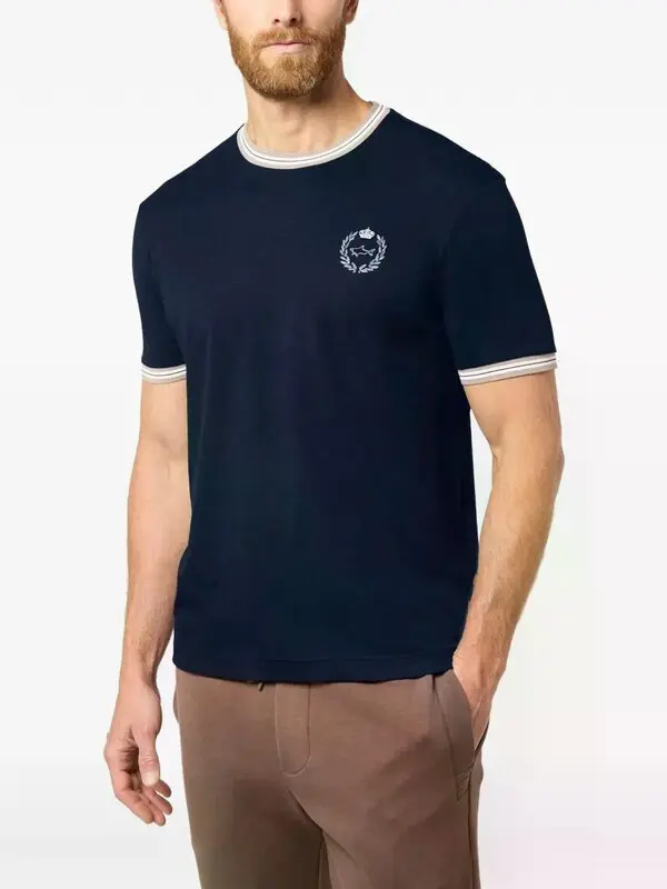 Paul & Shark X-soft Heraldic-embroidered T-shirt