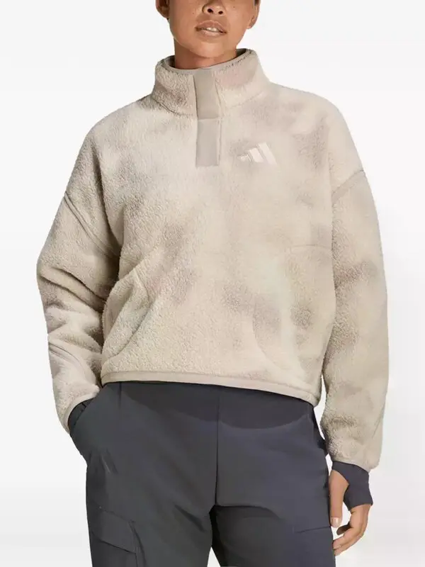 Adidas Logo-embroidered Sweater
