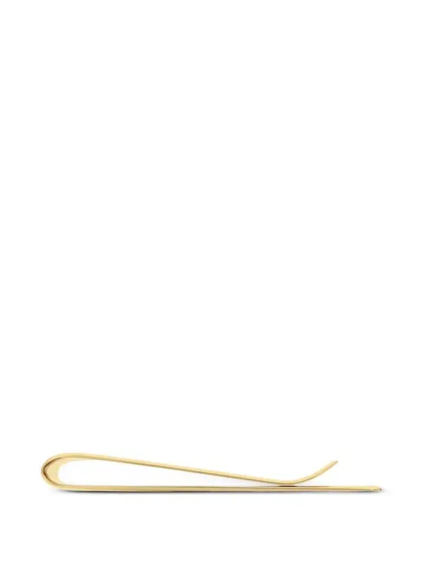 S.t. Dupont Logo-engraved Ribbed Money Clip - Gold