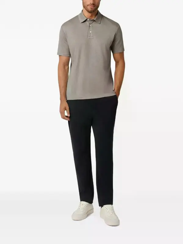 Paul & Shark Interlock-texture Polo Shirt