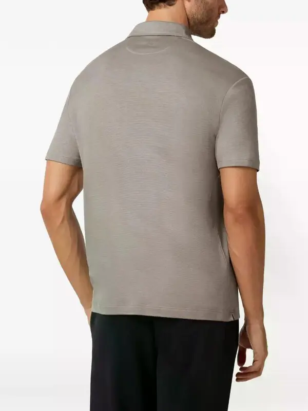 Paul & Shark Interlock-texture Polo Shirt