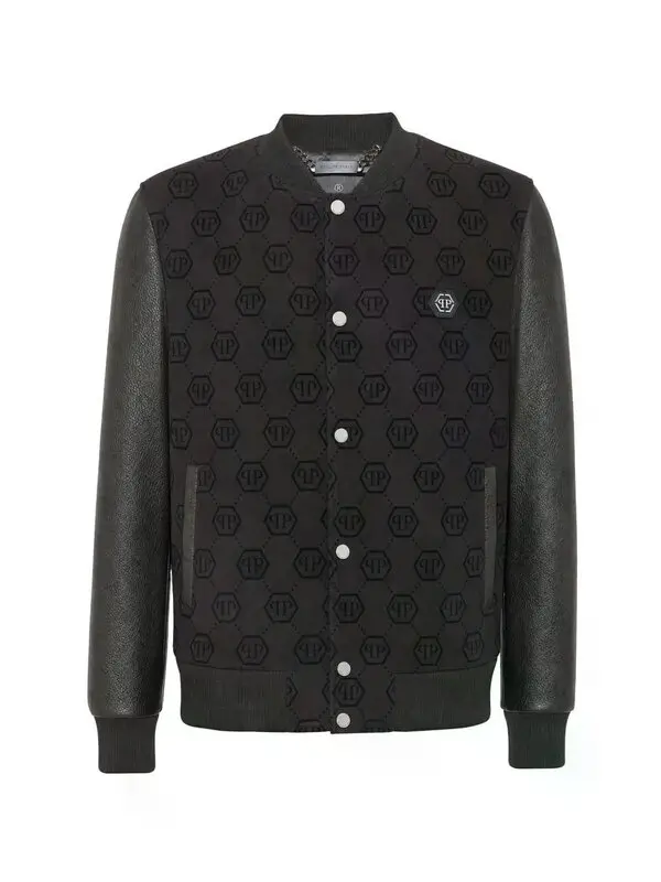 Philipp Plein Varsity Bomber Monogram