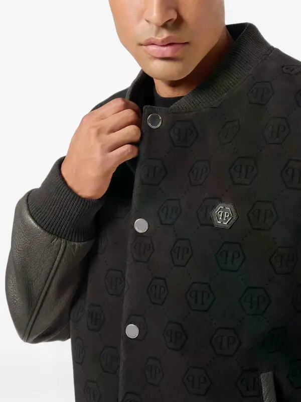 Philipp Plein Varsity Bomber Monogram