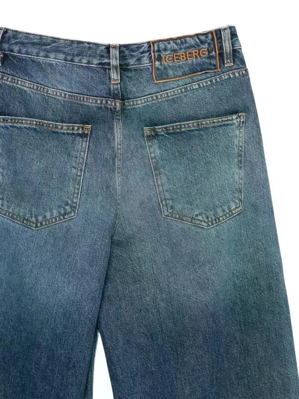Iceberg Panelled Wide-leg Jeans