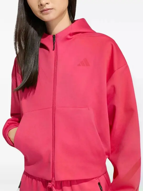 Adidas Z.n.e. Logo-print Zip-up Hoodie