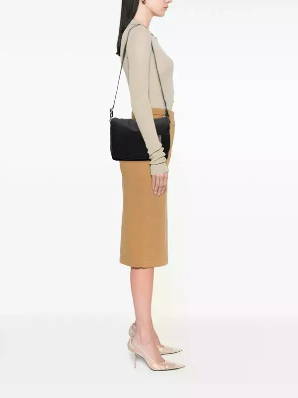 Fendi 20th Century Cotton Crossbody Bag - Black