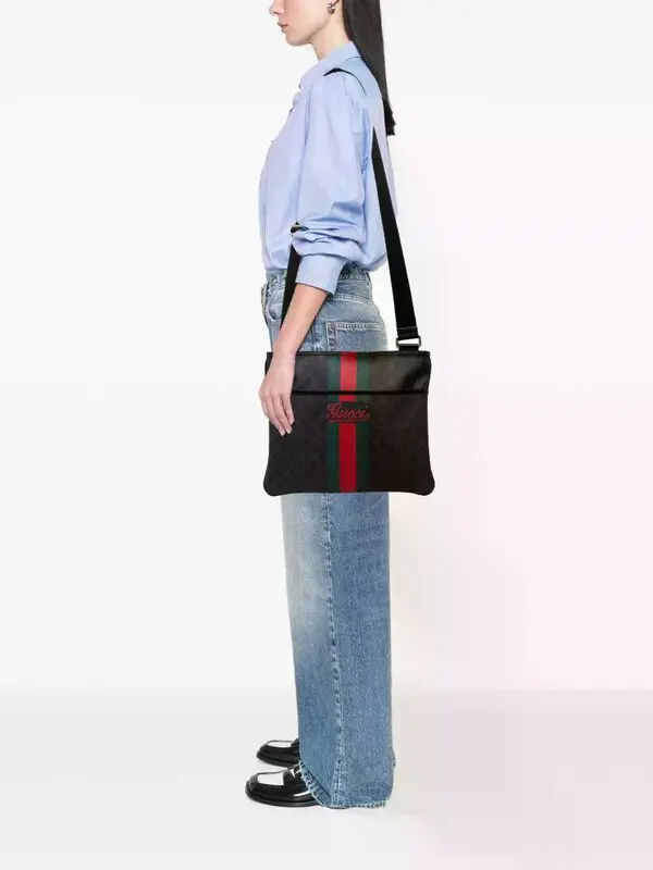 Gucci 2000-2015 Gg Supreme Web Crossbody Bag