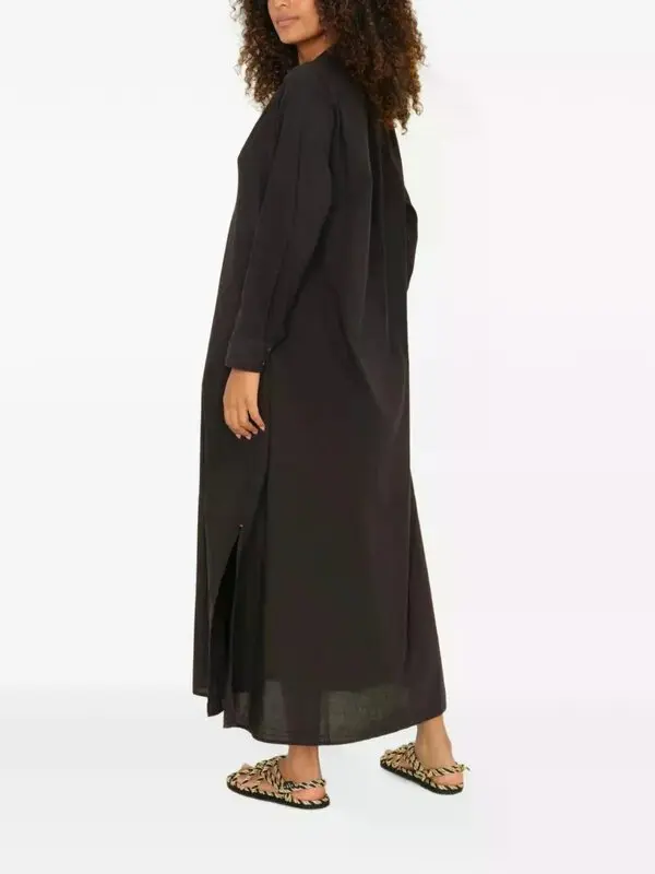 Xirena Boden Side-slit Maxi Shirt Dress