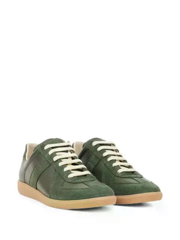 MAISON MARGIELA Replica Panelled Sneakers - Green