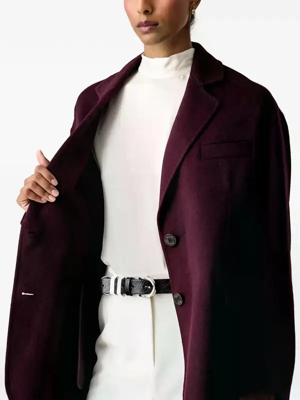 VICOLO Notched-lapels Single-breasted Blazer