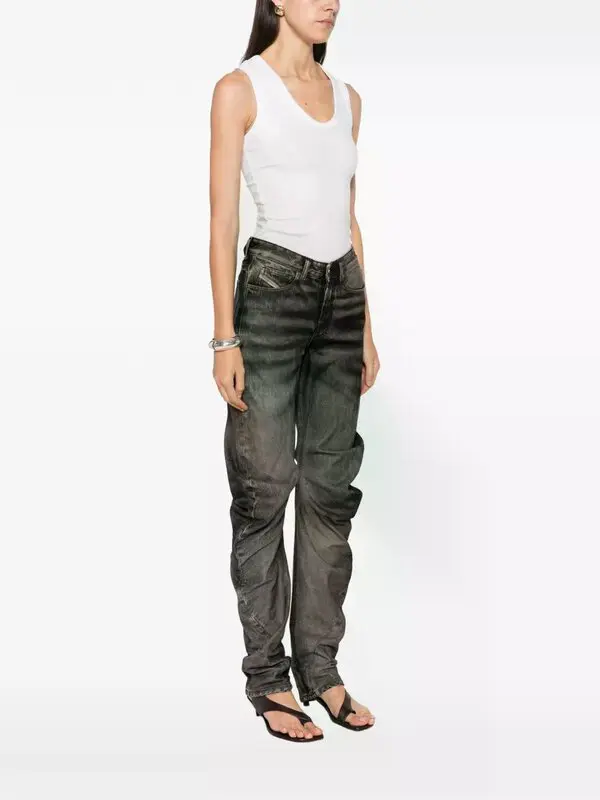 DIESEL® Faded-effect Panelled Jeans