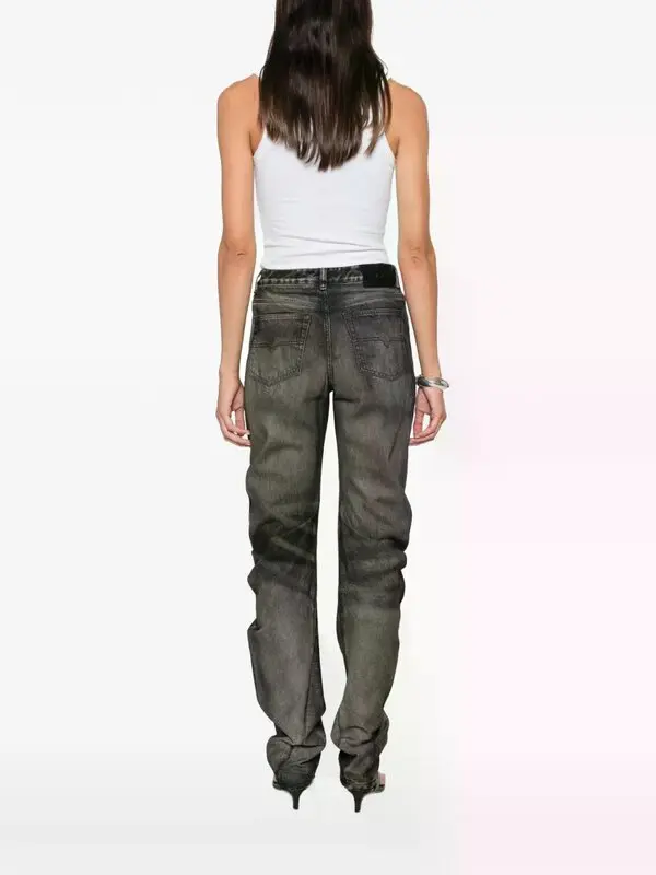 DIESEL® Faded-effect Panelled Jeans