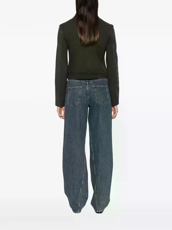 IRO PARIS Panelled Leather Jacket