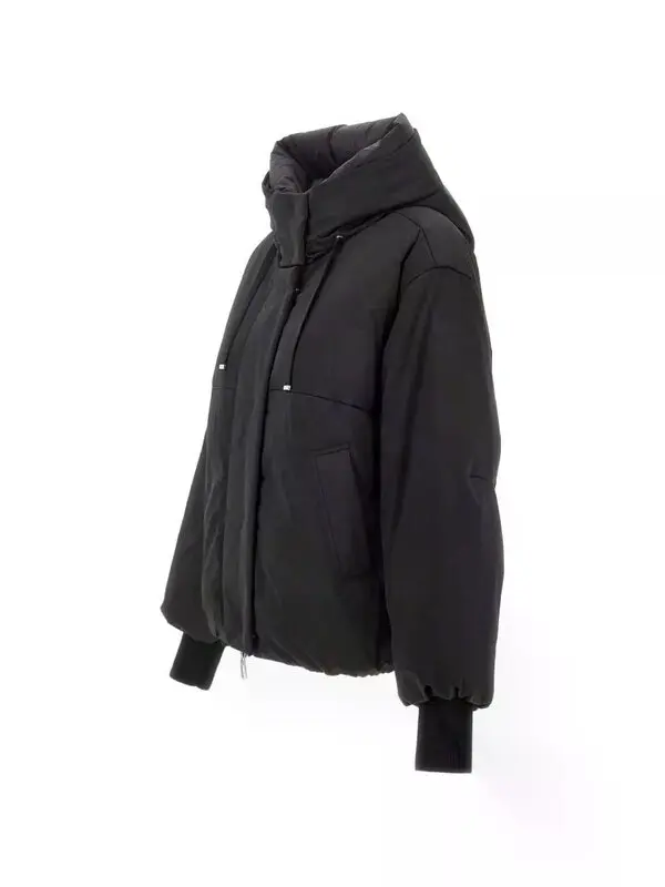 DUNO Mestre Oversized Drawstring-hood Down Jacket - Black
