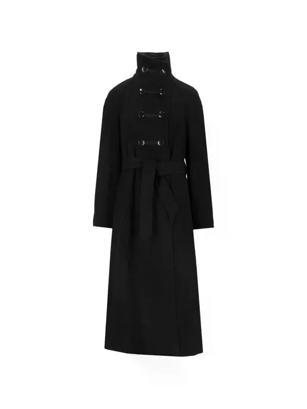 Emporio Armani Double-breasted Belted Coat