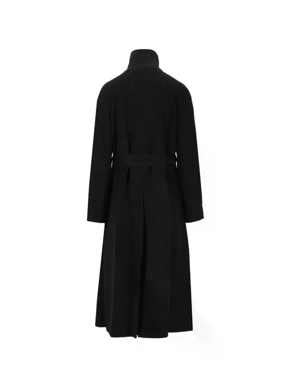 Emporio Armani Double-breasted Belted Coat