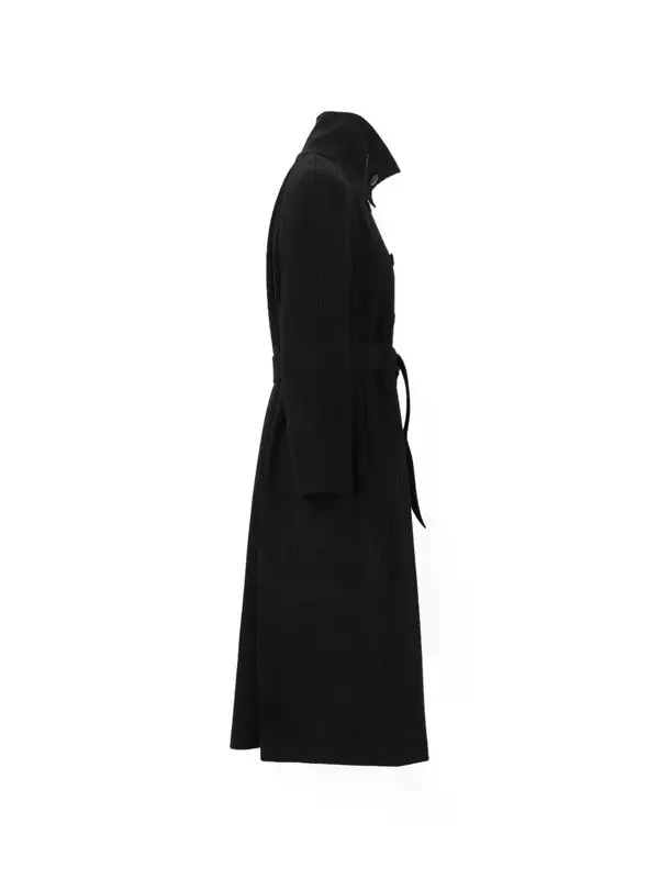 Emporio Armani Double-breasted Belted Coat